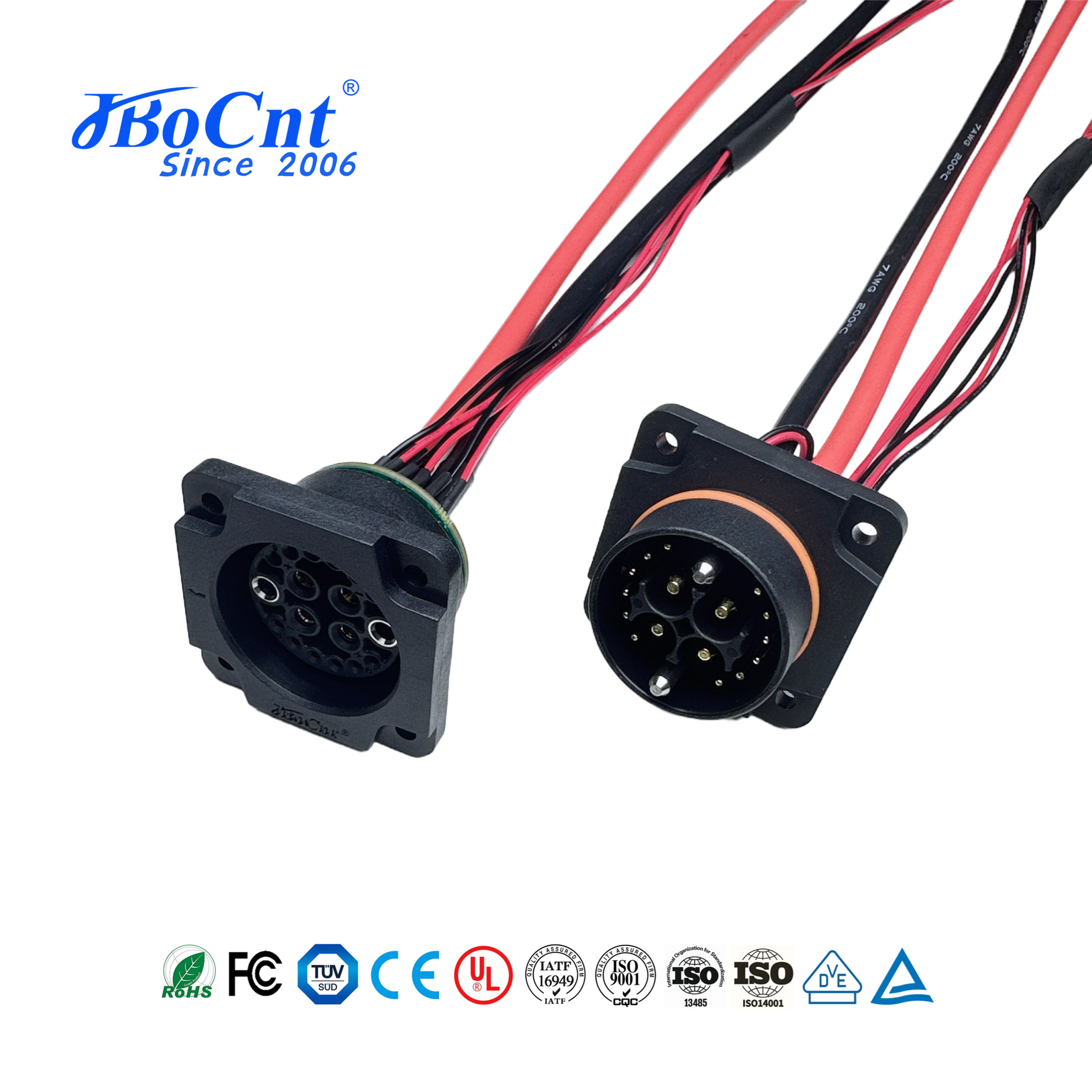 4 + 12 Pin Energy Storage Connector / Battery Stacking Connector cho tủ ...