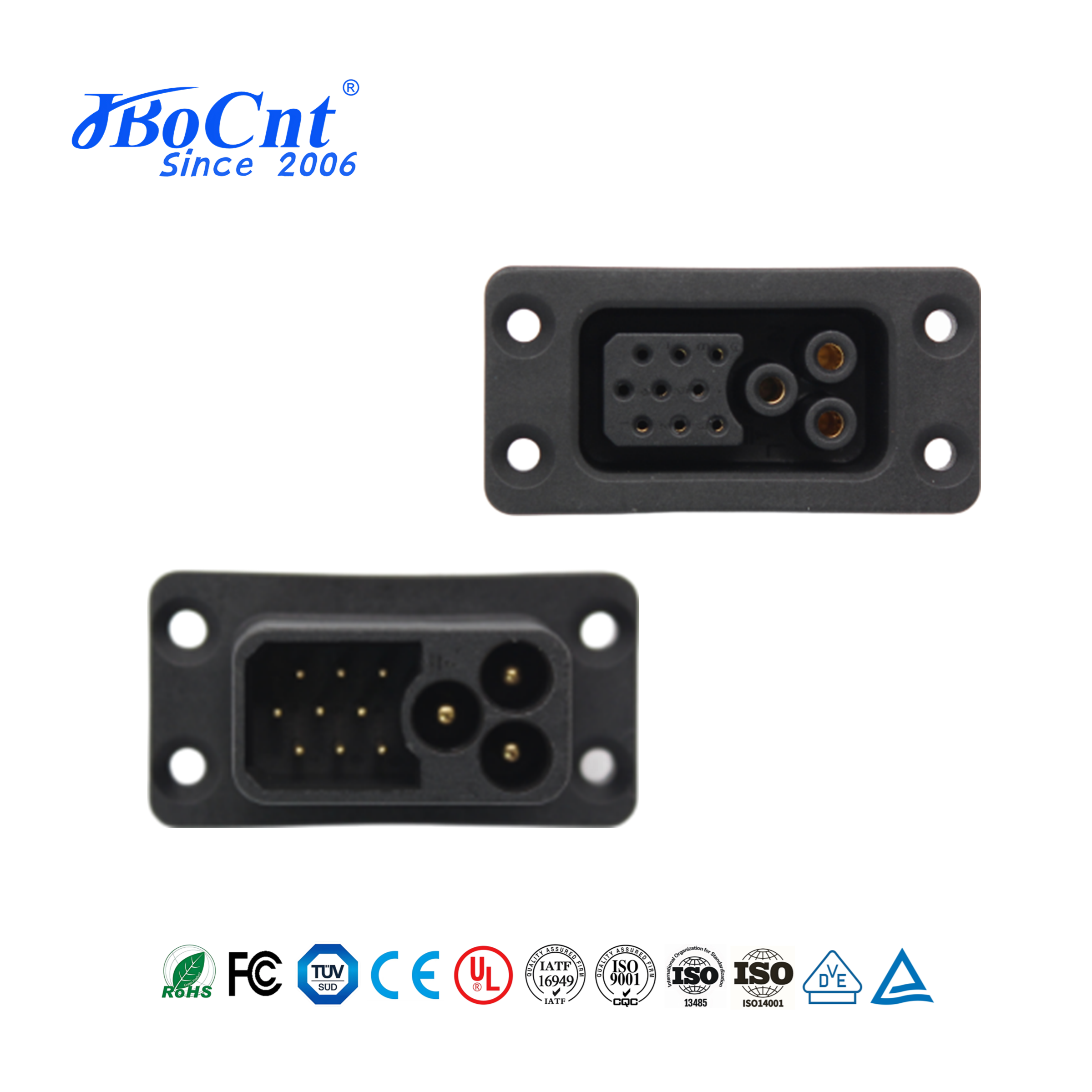 Panel Mount Power Connector 3+9 Pin Lithium Battery Terminal Block ...